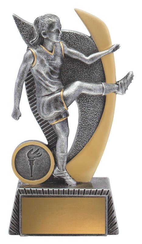 A3187B Aussie Rules Warrior - Female 15.5cm – Trophy Shop