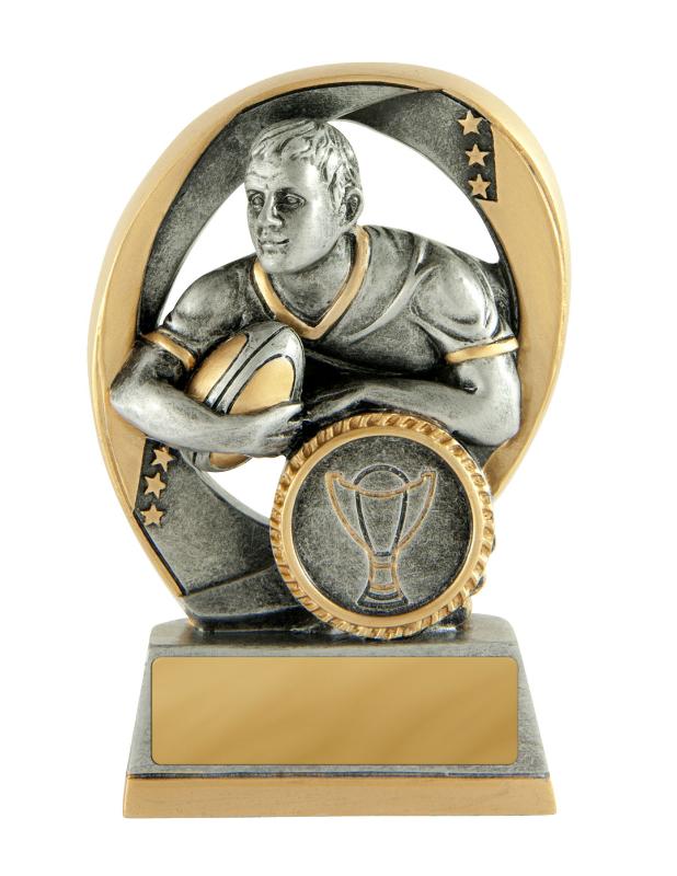 613-66AA Elliptical - Rugby Breakthrough 10cm – Trophy Shop