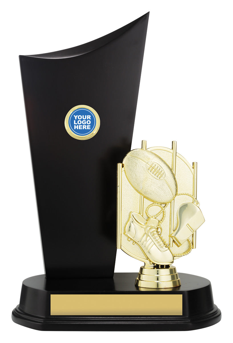 AR503 Black Footy Crest – Trophy Shop
