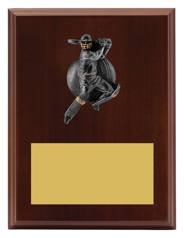 LPF441C Plaque Male Batting 200mm – Trophy Shop