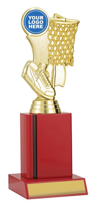 N4167 Netball Gloss Red Column 21.5cm – Trophy Shop