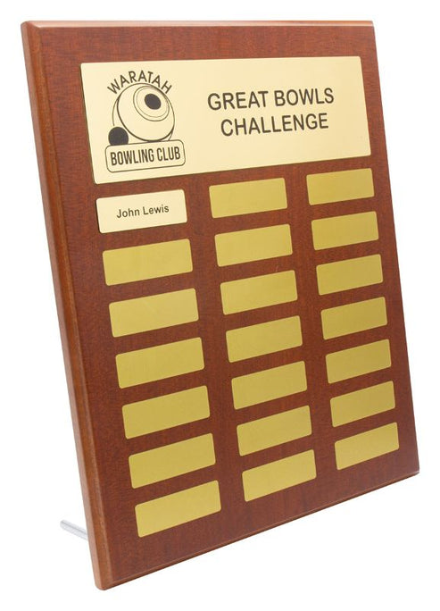 PEQ-11W-05 Assembly Perpetual Plaque 32.5cm – Trophy Shop