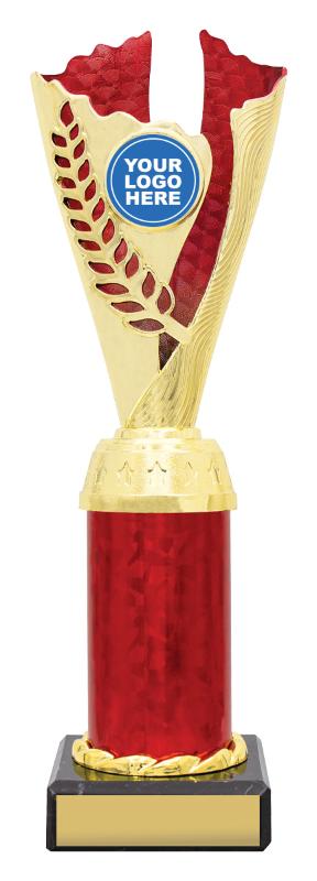 RL4115 Rugby Spirit Cups - Gold / Red 25cm – Trophy Shop