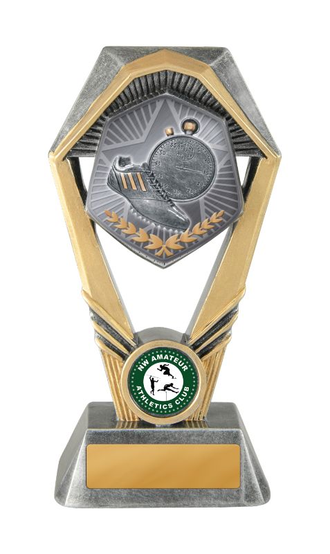 S23-3809 Hex Tower-Athletics 17cm – Trophy Shop