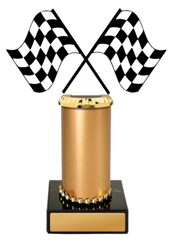 S24-16406 Acrylic Flags on Column 18cm – Trophy Shop