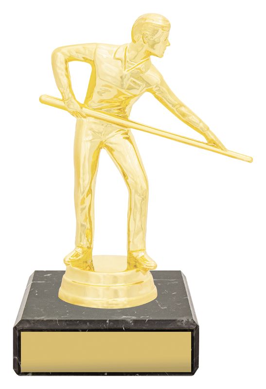 YB8342 Pool / Snooker Figure Trophy 12.5cm – Trophy Shop