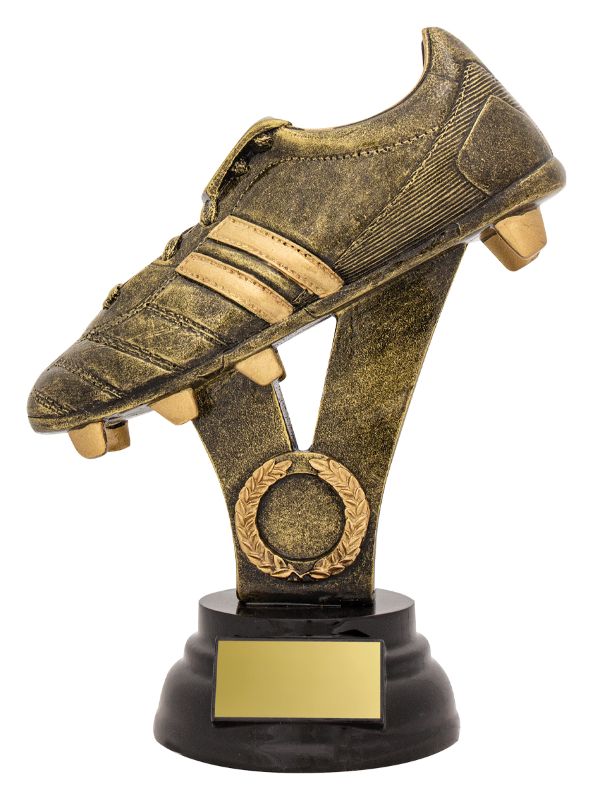 A177C Footy Pedestal Boot 24cm – Trophy Shop