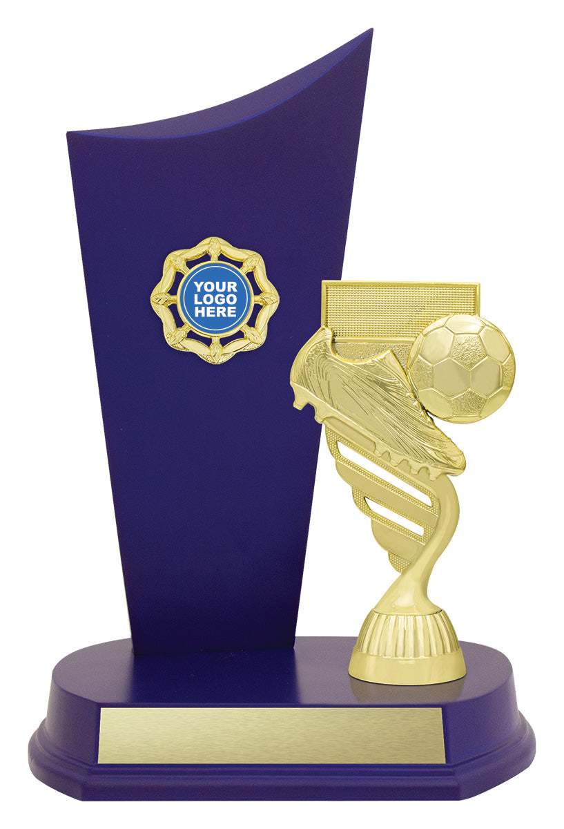 F566 Football Blue Crest – Trophy Shop