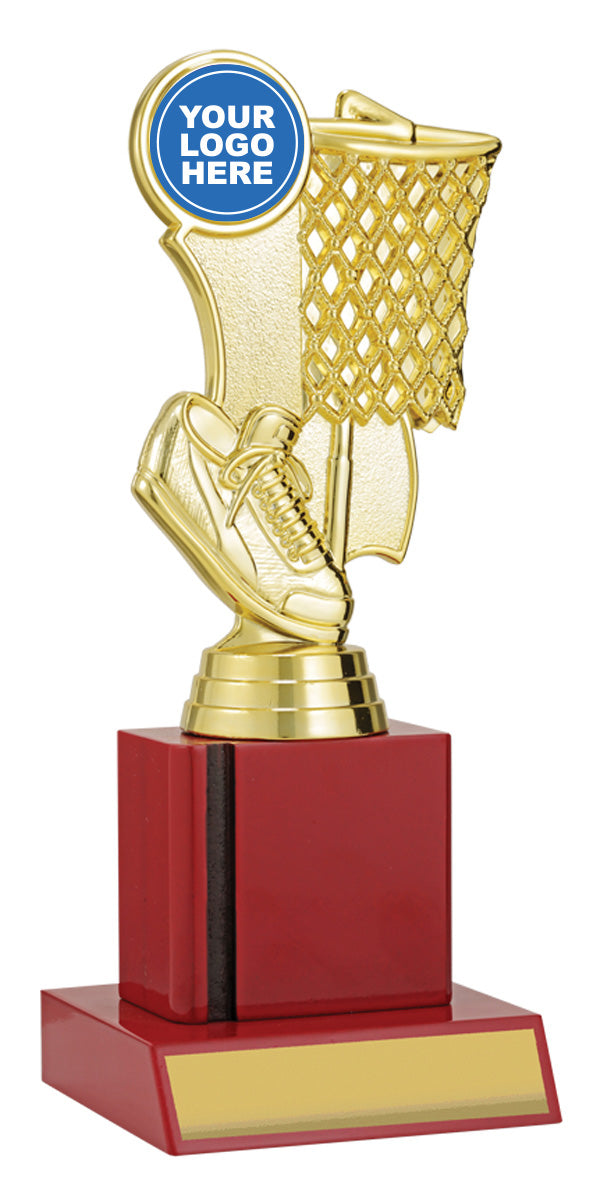 N534 Netball Red Column – Trophy Shop