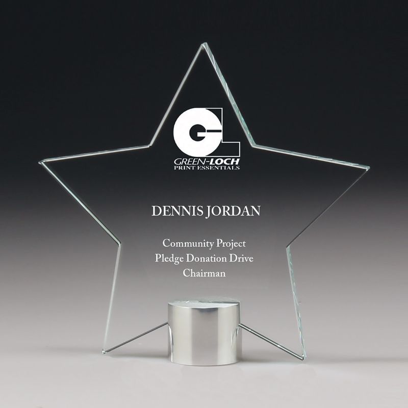 CG576 North Star Glass 14cm – Trophy Shop