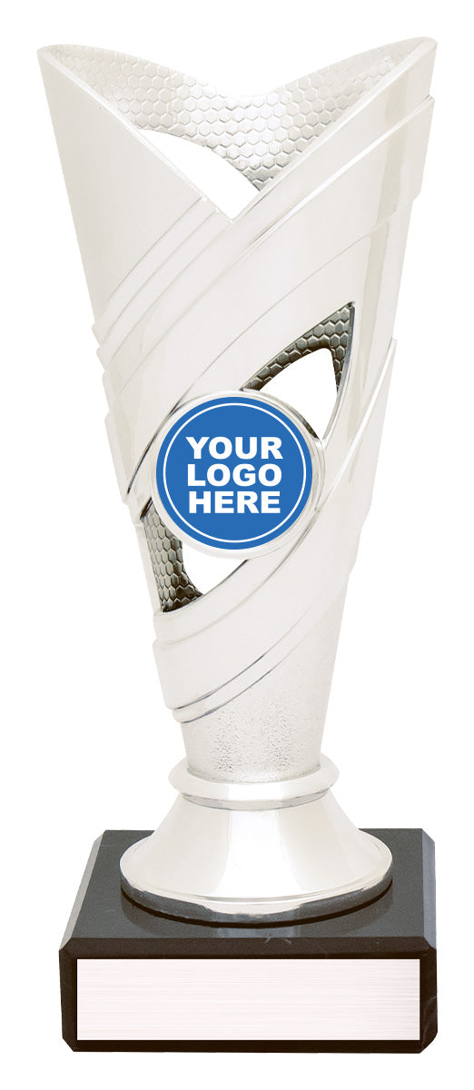 D5102 Curve Cups - Silver / Black – Trophy Shop