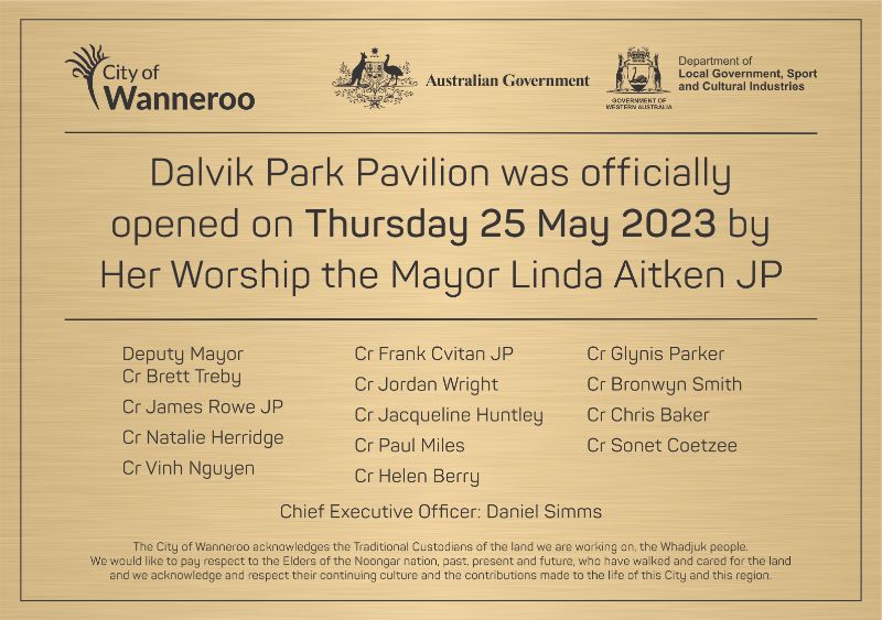 Building Opening Plaques – Trophy Shop