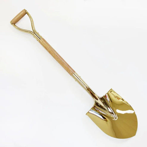 Golden Ceremonial Shovel 1020cm – Trophy Shop